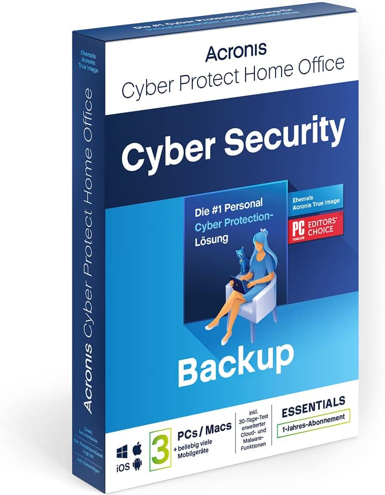 Acronis Cyber Protect Home Office Essentials | für Win / Mac / iOS ...
